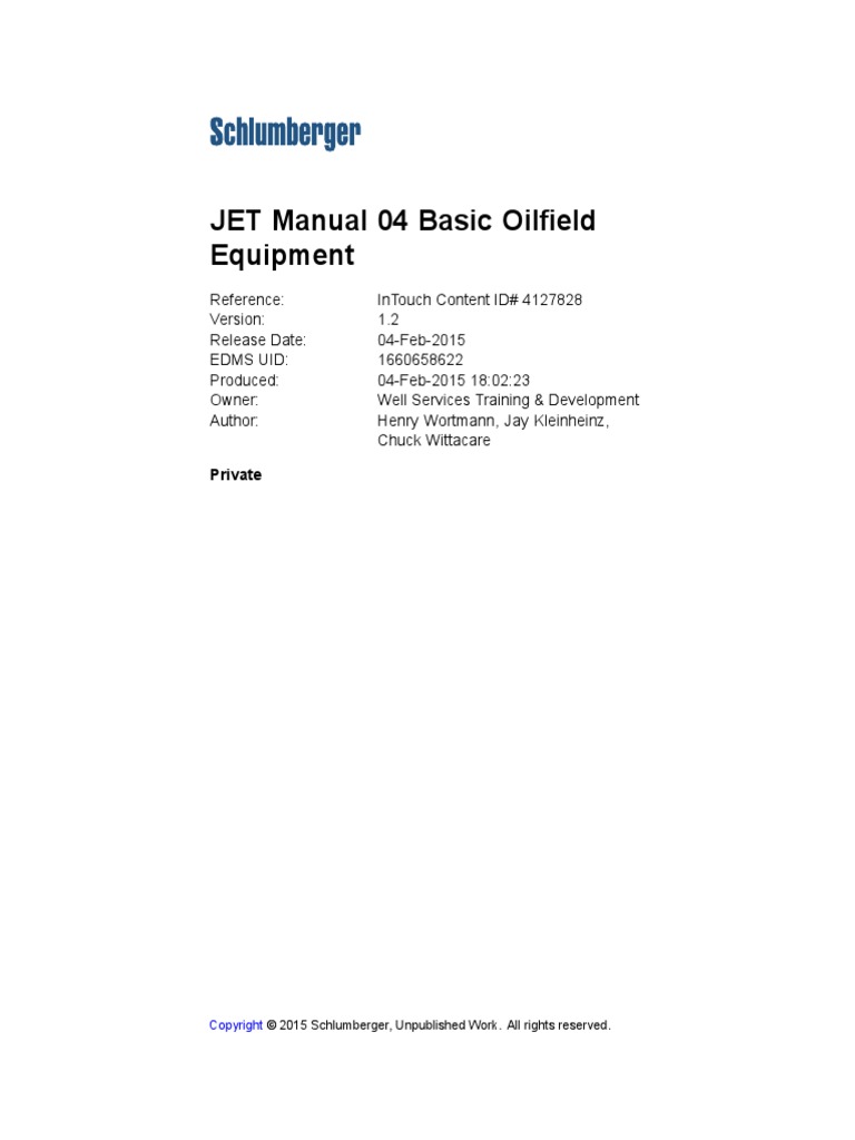 Manual Basic Oilfield - Equipment PDF | PDF | Diesel Engine | Engines
