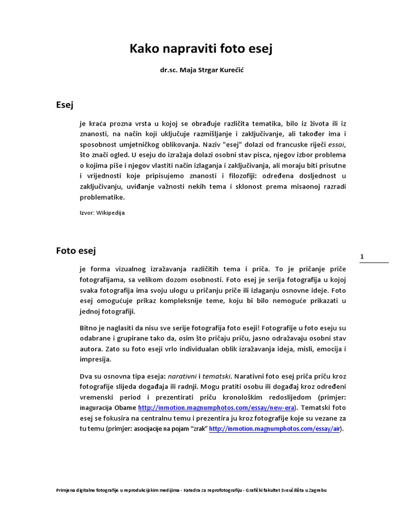 Foto Esej | PDF