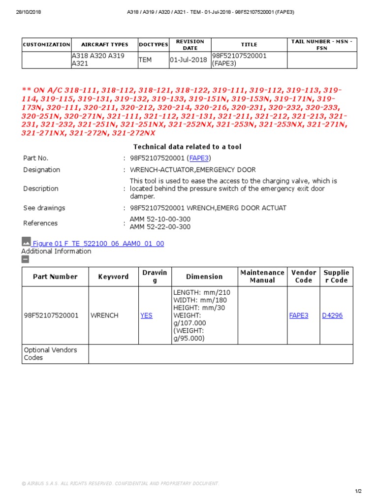 98f52107520001 (Fape3) Herramienta Acumulador de Puerta | PDF ...