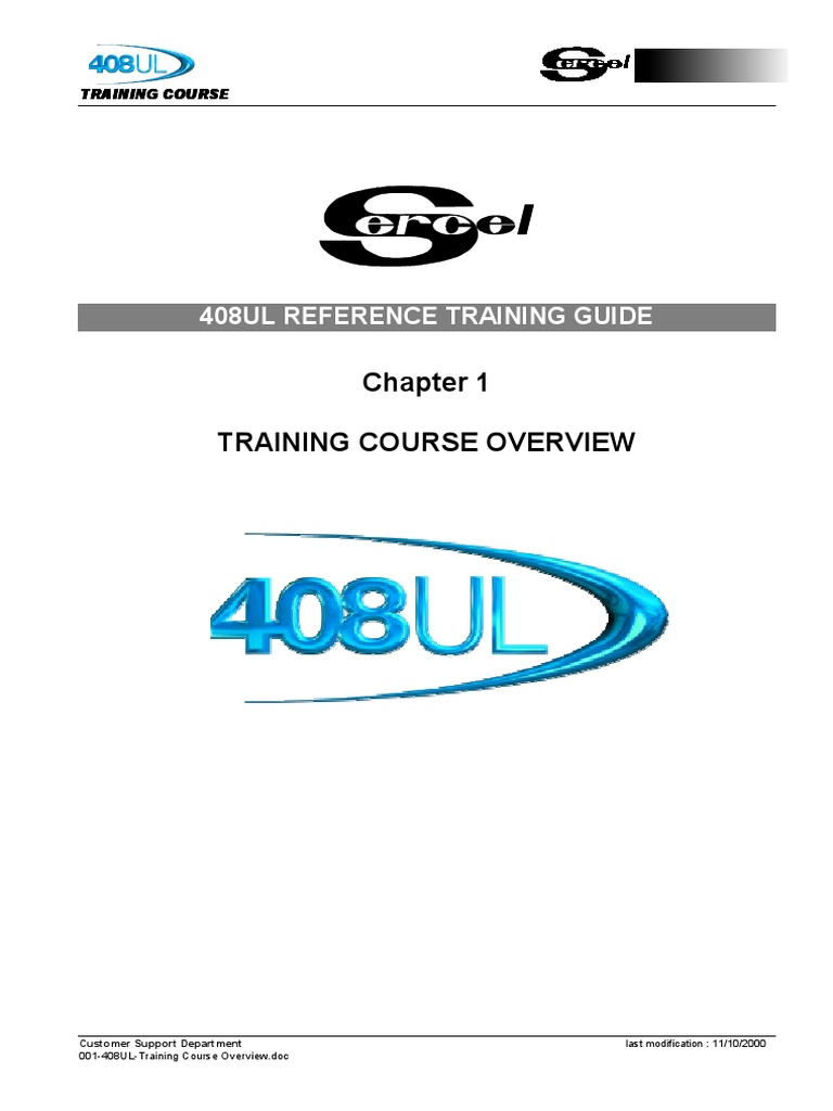 Training Course Overview | PDF | Computer Network | Booting