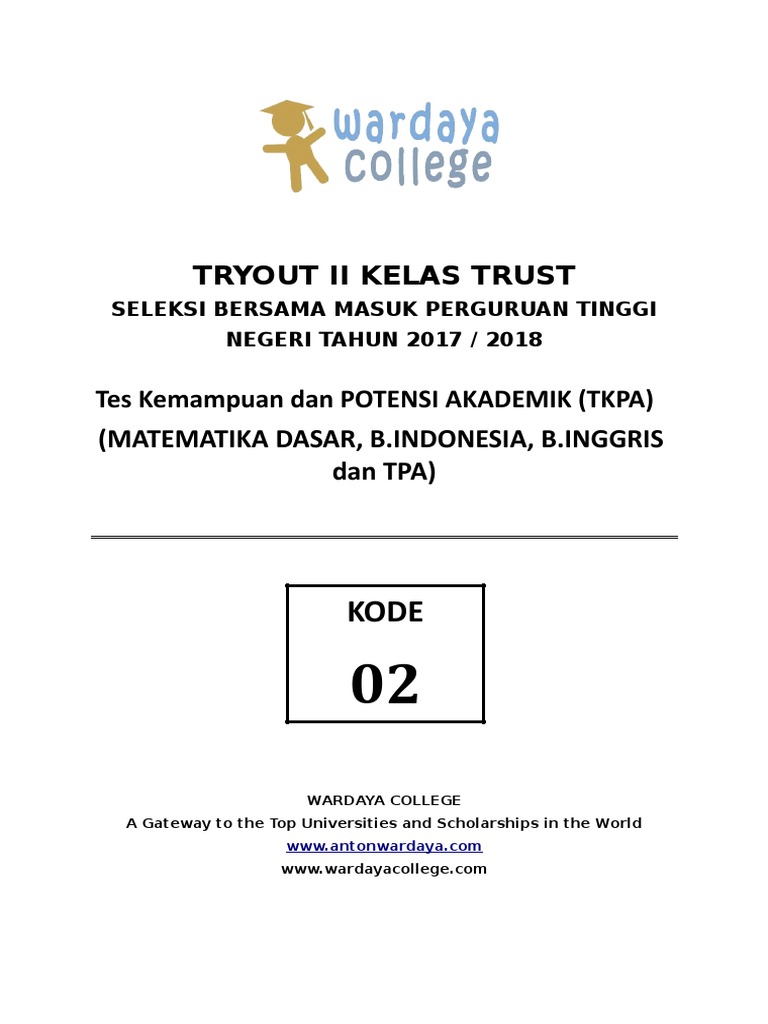 TKPA SBMPTN 2017/2018 | PDF