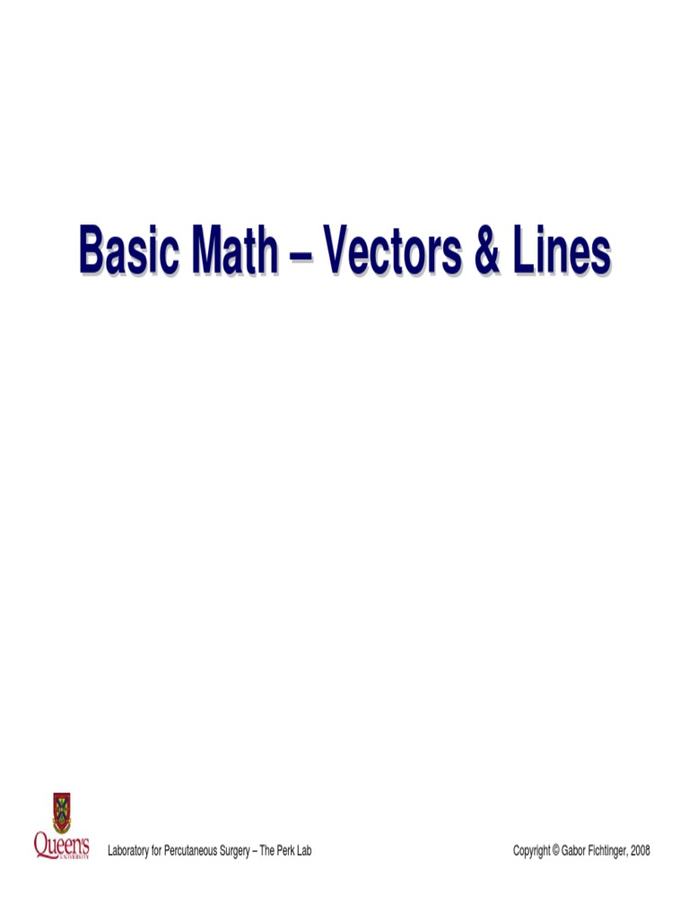 Basicmath Part1 Pdf Euclidean Vector Space