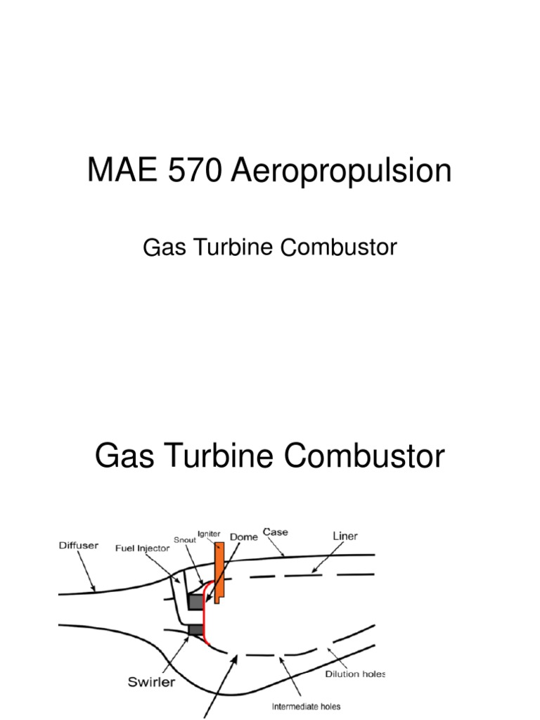 Gas Turbine Combustor Overview | PDF | Combustion | Applied And Interdisciplinary Physics