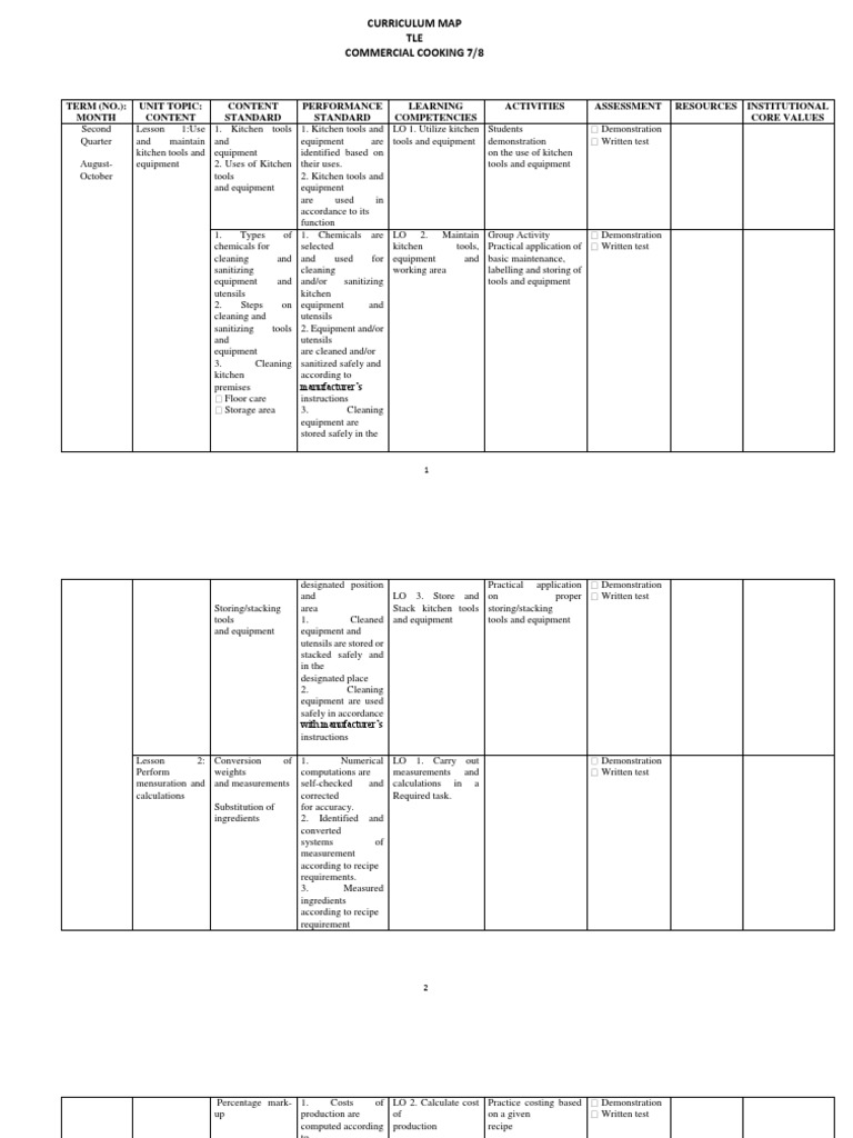 Commercial Cooking 7 8 | PDF | Occupational Safety And Health | Safety