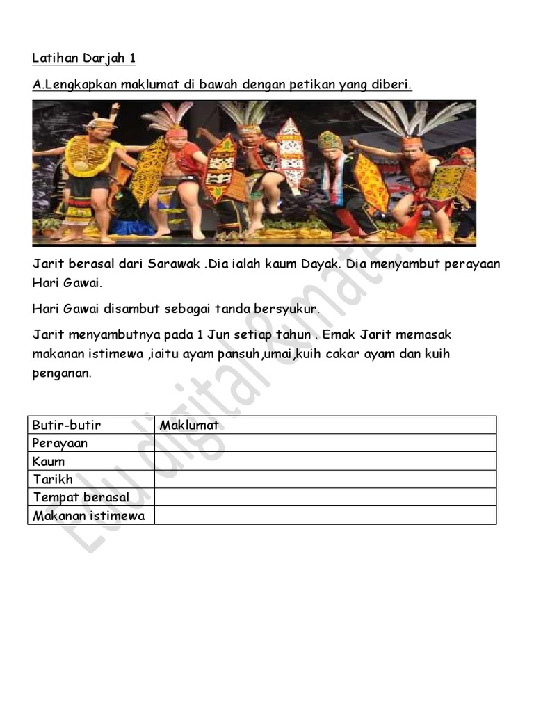 STD 1 BM Revision Exercise Unit 1 - Unit 15 | PDF