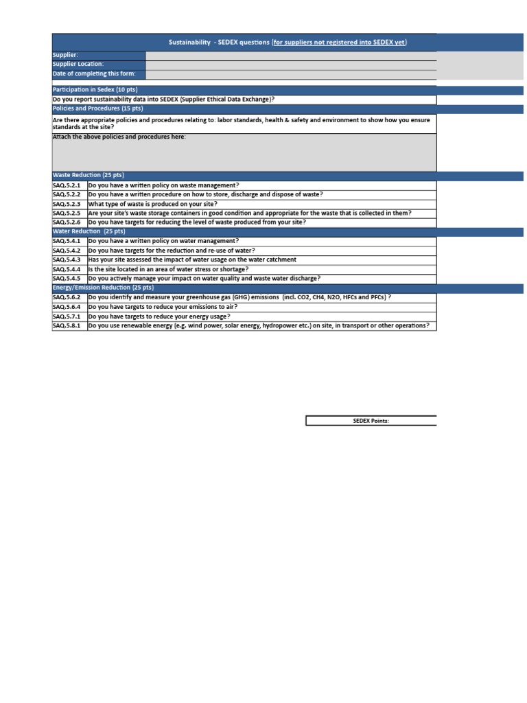 Sedex Manual Saq | PDF