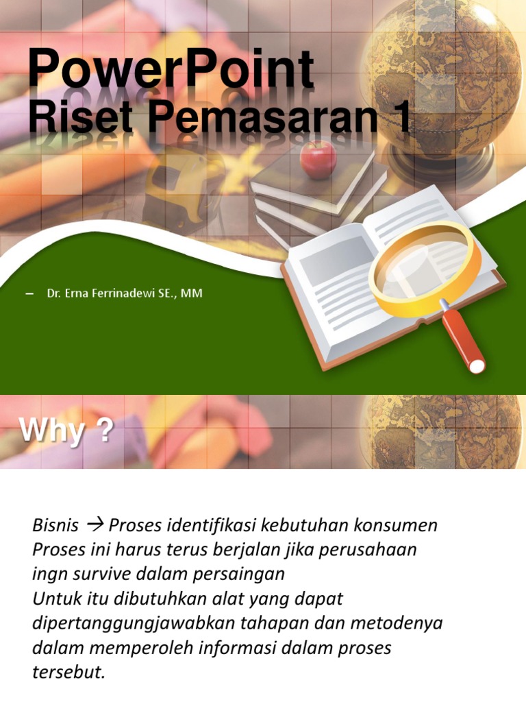 Riset Pemasaran 1 | PDF