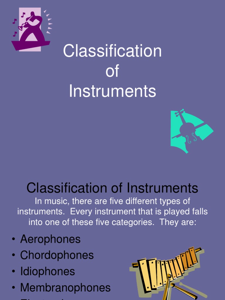 Classification of Instruments | PDF | Musical Instruments | String ...