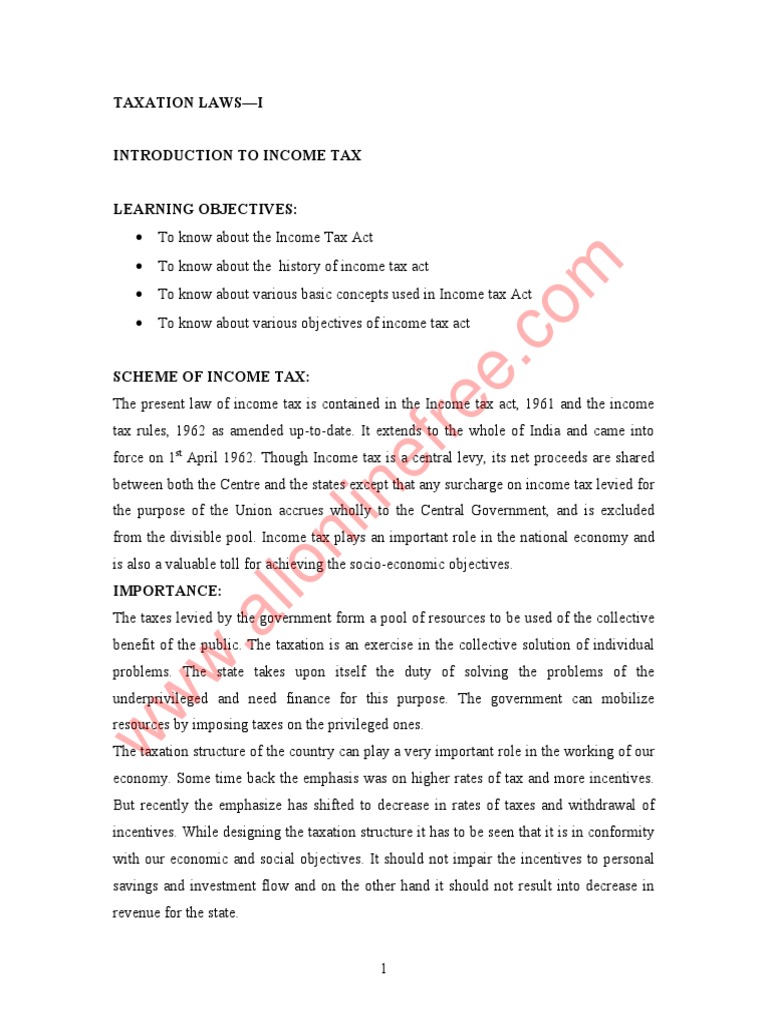 Business-Taxation-Notes-Income-Tax-Notes.pdf | Income Tax | Tax Deduction