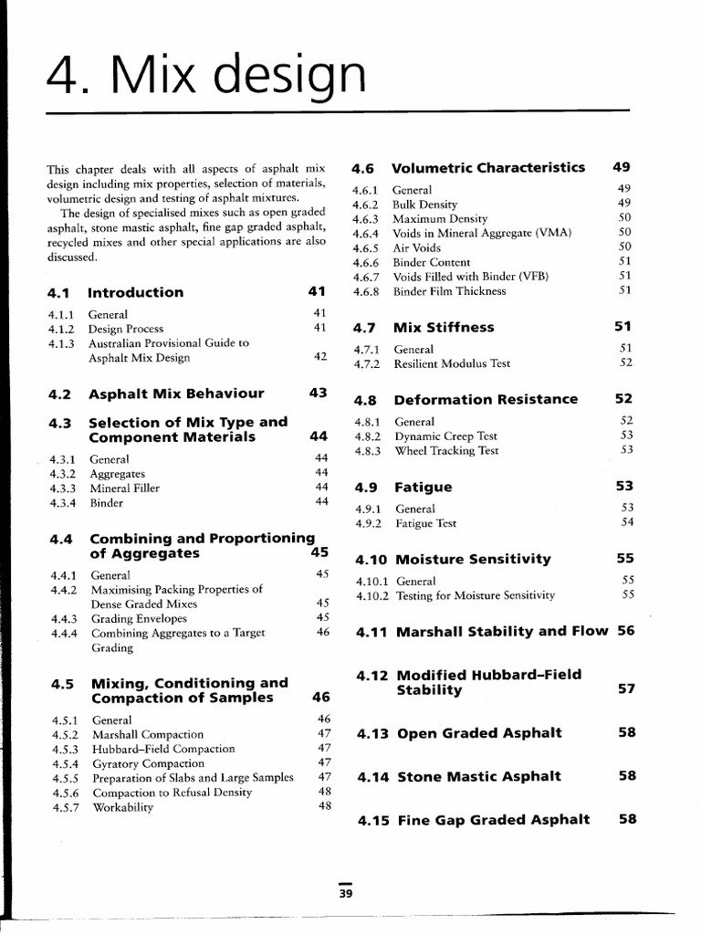 Asphalt Mix Design Overview | PDF | Asphalt | Road Surface