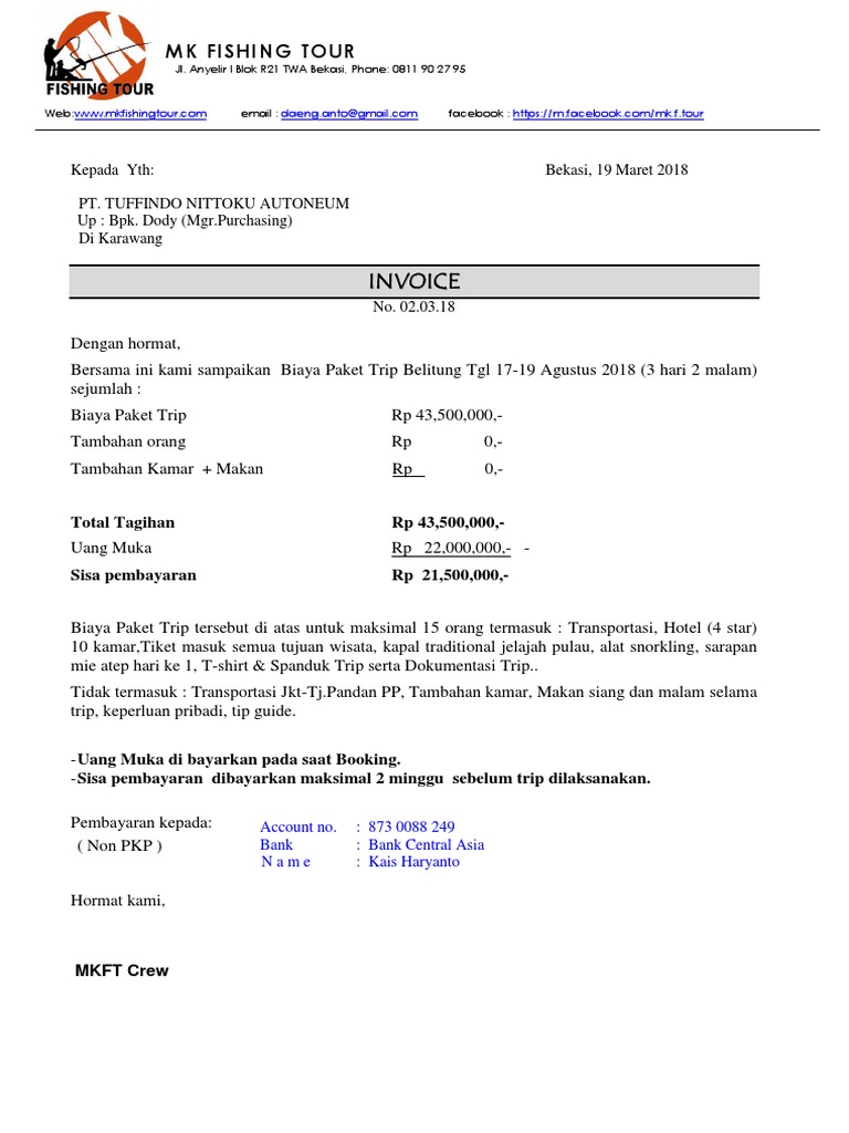 Contoh Invoice | PDF