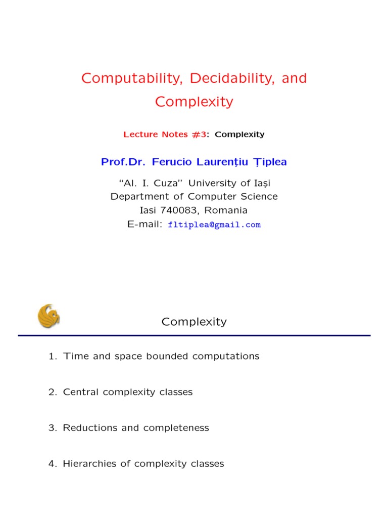 CDC Complexity Unlocked | PDF | Computational Complexity Theory ...