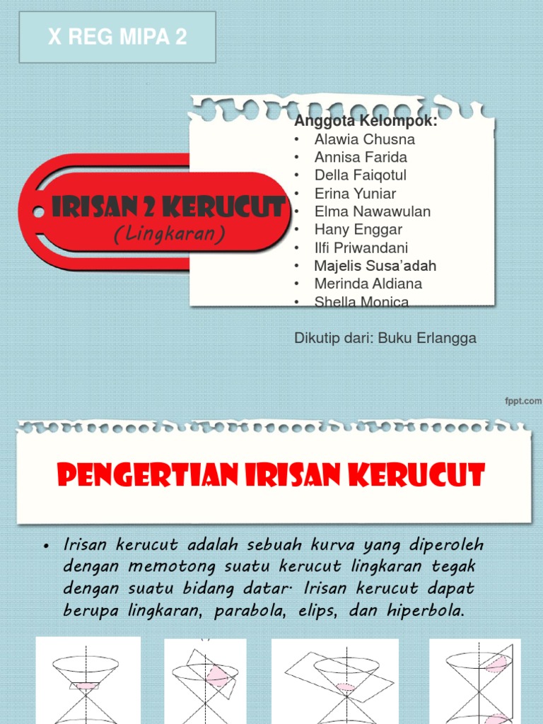 Irisan Kerucut | PDF | Metode & Bahan Ajar