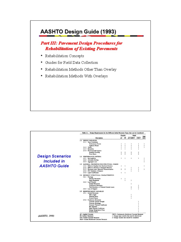 AASHTO - Pavementdesign 12 | PDF