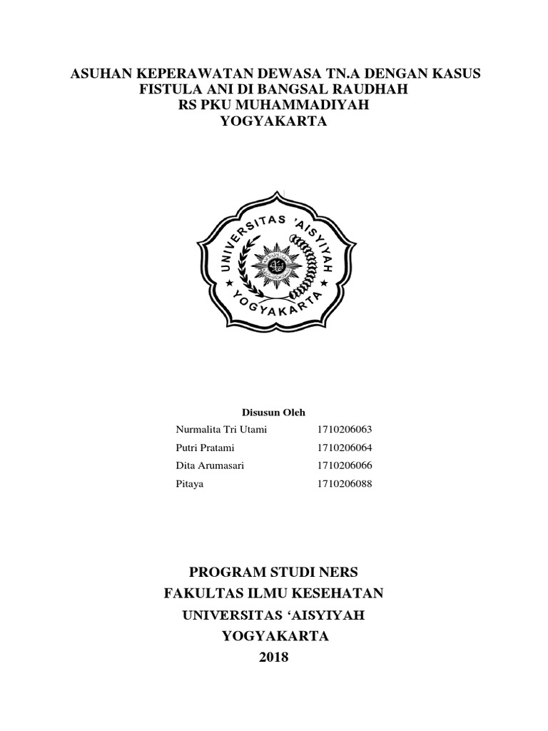 ASKEP 1 FISTULA ANI Revisi | PDF