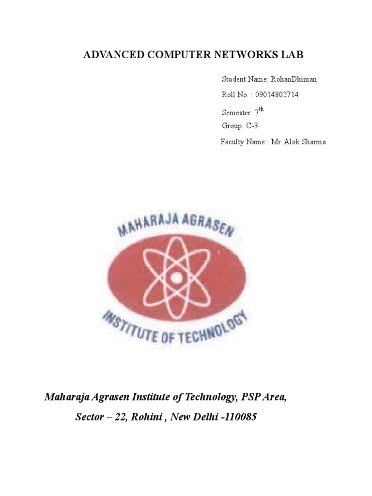 Advanced Computer Networks Lab | PDF | Domain Name System | File Transfer Protocol
