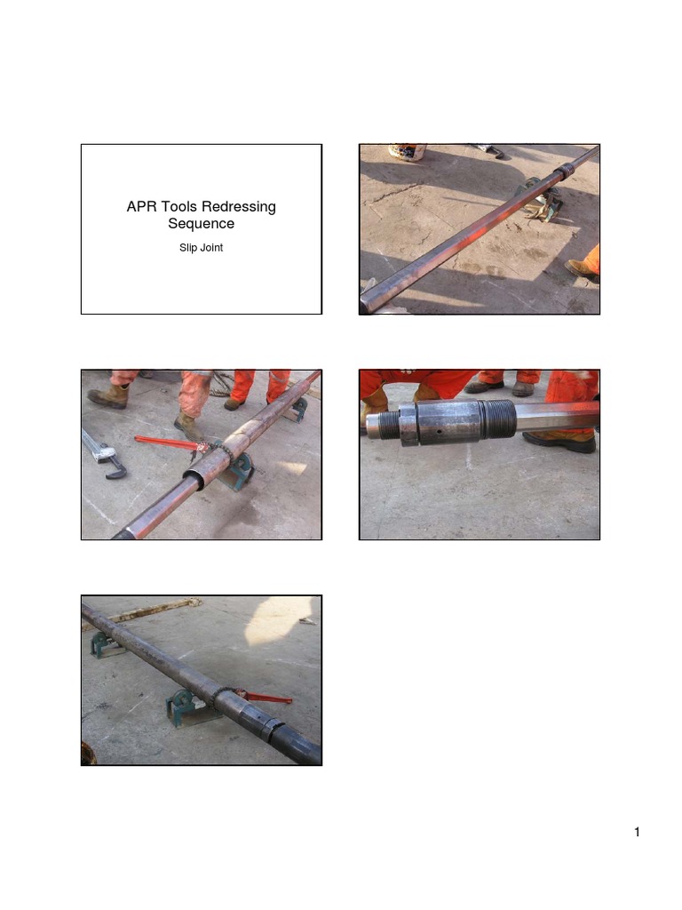 APR Tools Redressing Sequence: Slip Joint | PDF