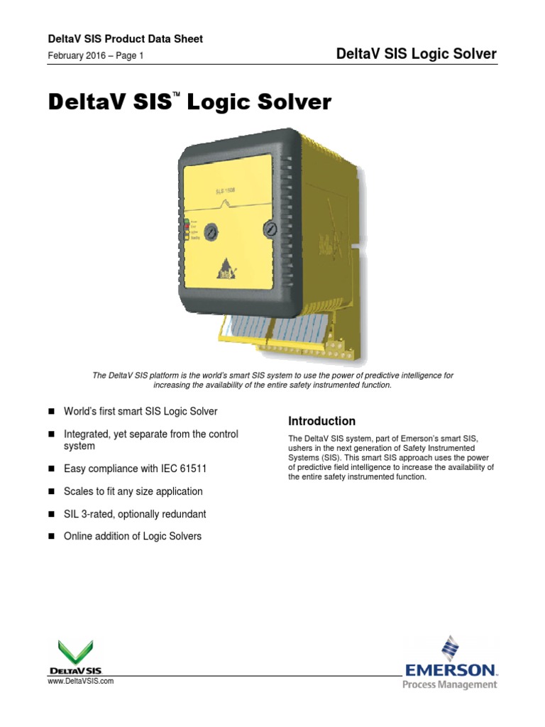Deltav Sis Logic Solver en 57890 | PDF | Electronic Circuits | Input/Output Deltav Sis Logic Solver en 57890 | PDF | Electronic Circuits | Input/Output