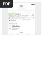 Ola Cab Bill | PDF | Invoice | Services (Economics)