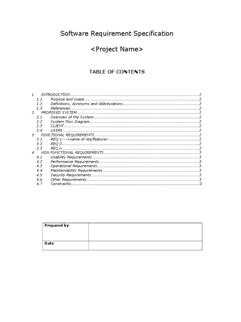 Software Requirement Specification | PDF | Usability | Scope (Computer Science)