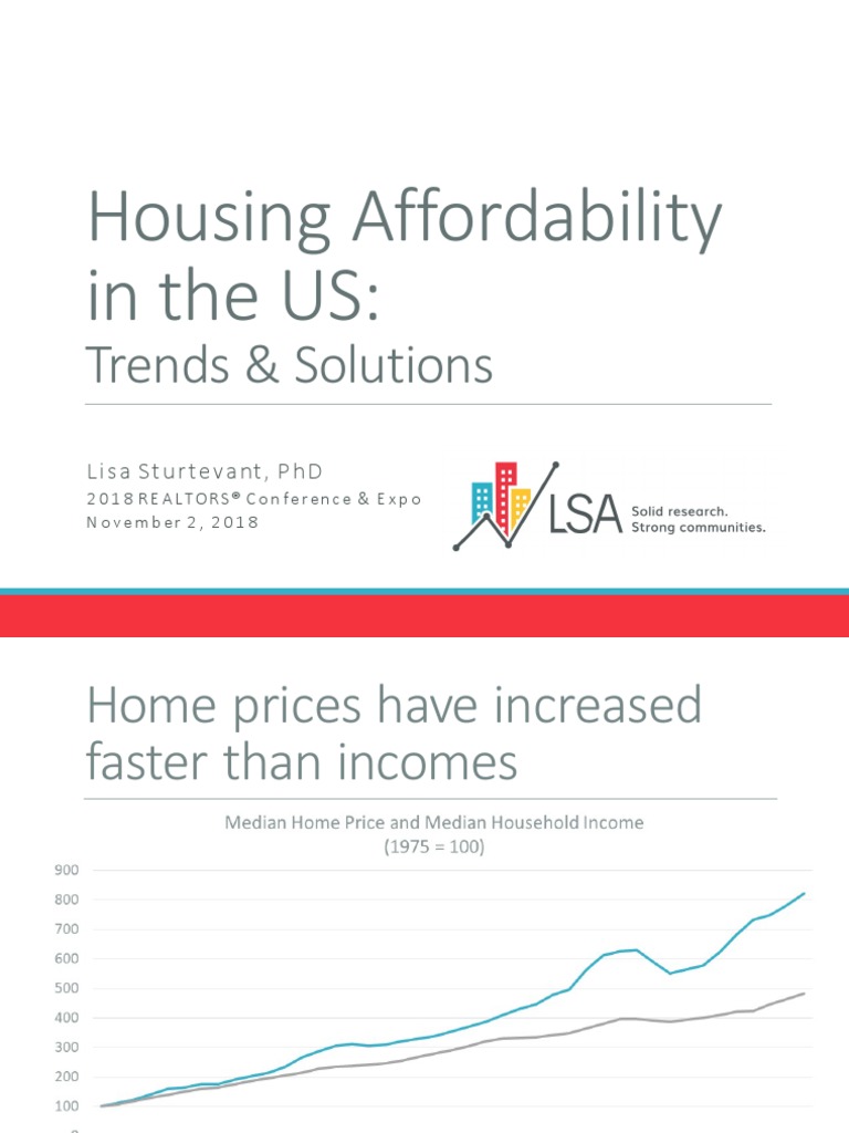 Housing Affordability in The US:: Trends & Solutions | PDF | Affordable ...
