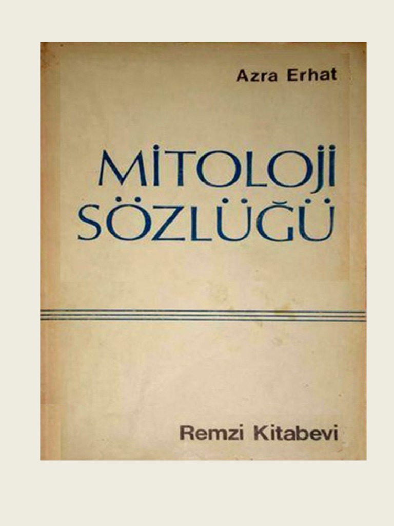 Azra Erhat - Mitoloji Sözlüğü | PDF