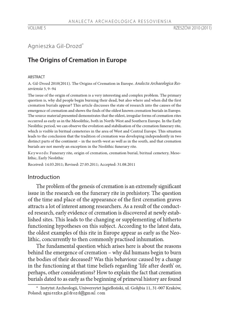 Tacit - Historije | PDF | Burial | Cremation