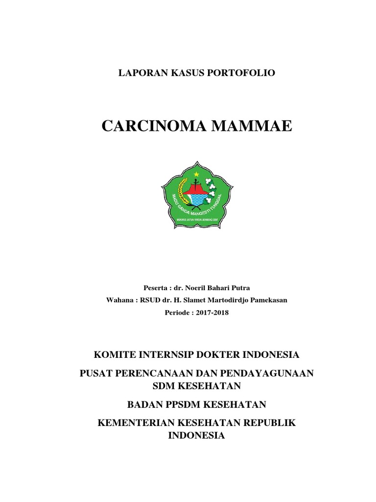 Laporan Kasus Portofolio CA Mammae | PDF