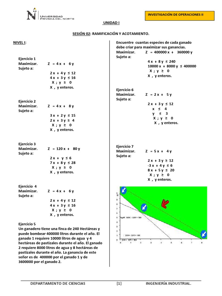 Ejercicios de Optimización en IO II | PDF | Ingeniería | Ciencia y ...