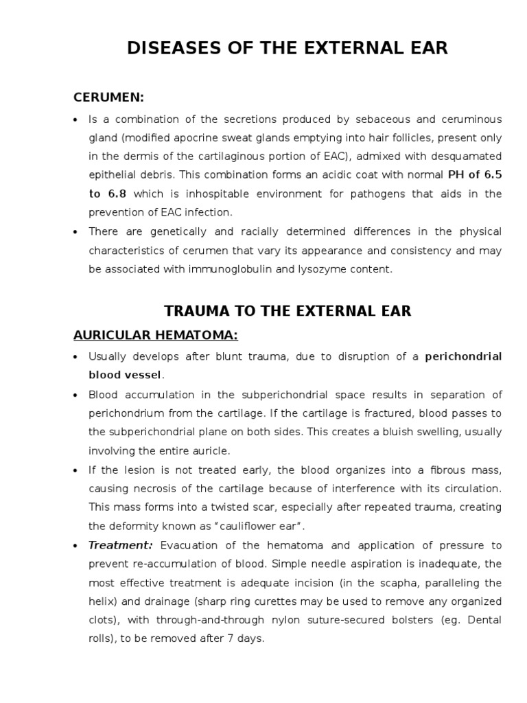 Diseases of External Ear | PDF | Systemic Lupus Erythematosus | Ear
