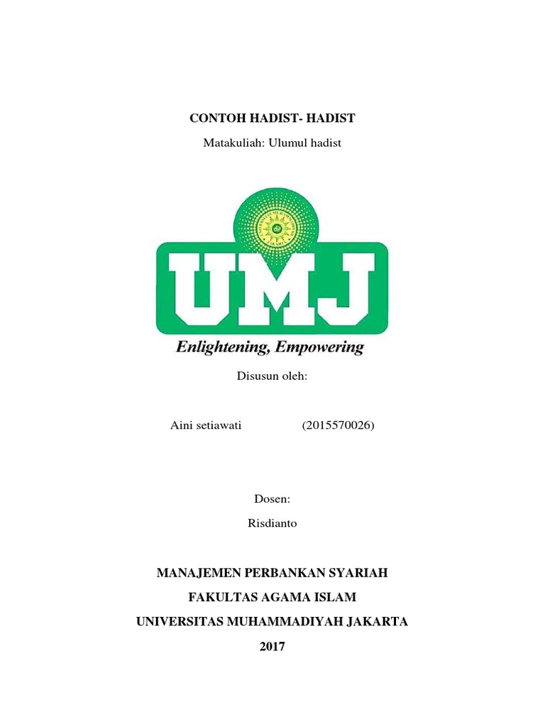 Contoh Hadist | PDF