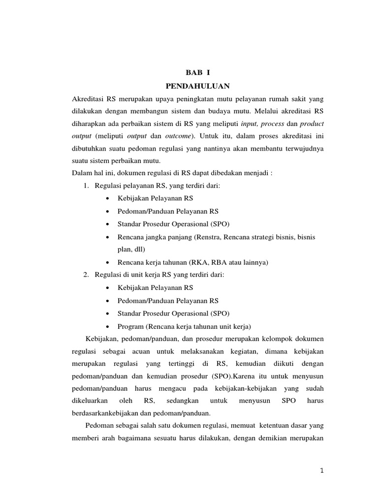 Pedoman Kerja Komte PPRA | PDF