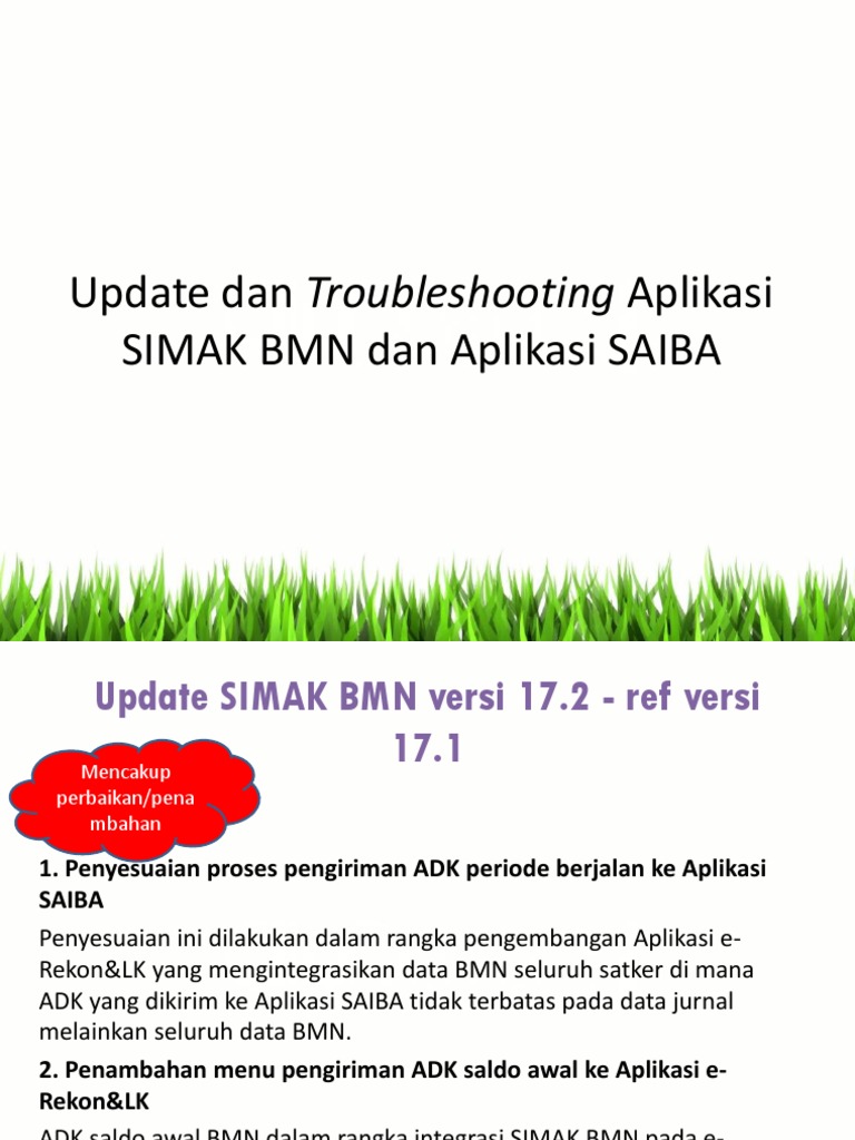 Permasalahan Aplikasi SIMAK SAIBA | PDF | Pengelolaan Keuangan & Uang