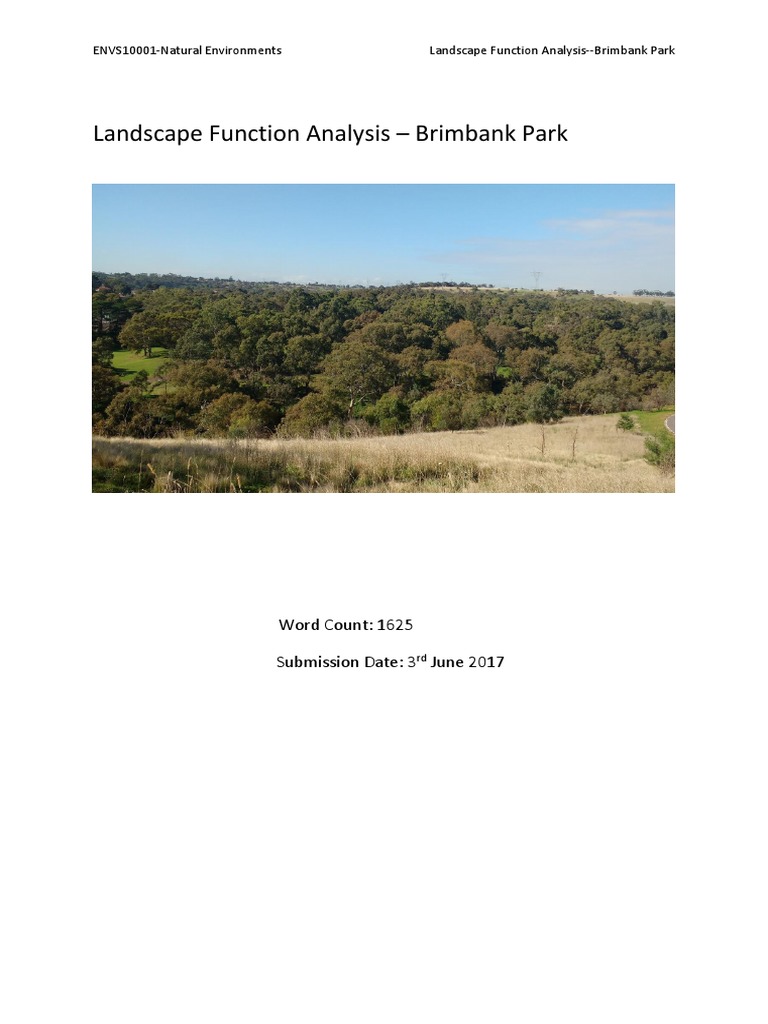 Landscape Function Analysis | PDF | River | Weed