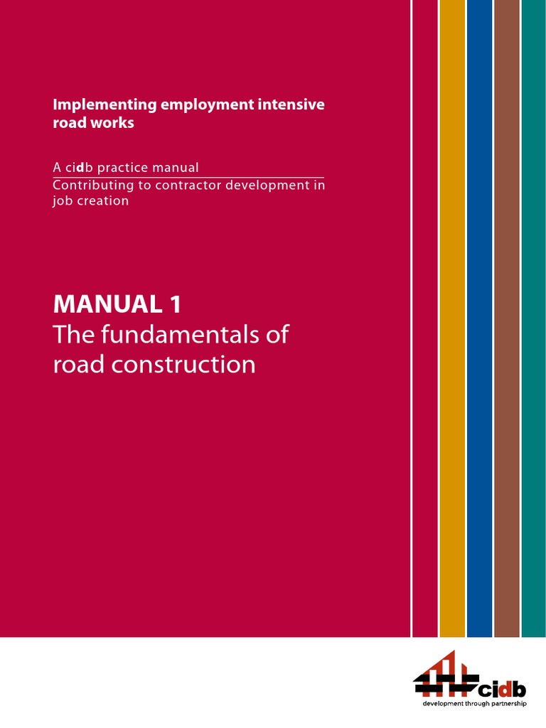 Manual 1 - The Fundamentals of Road Construction PDF | PDF | Asphalt ...