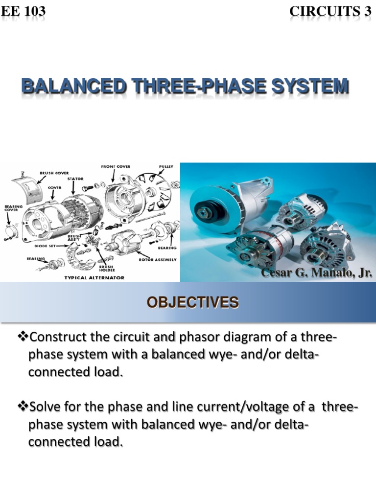 Balanced Three-Phase System Analysis | PDF | Electrical Equipment | Physics