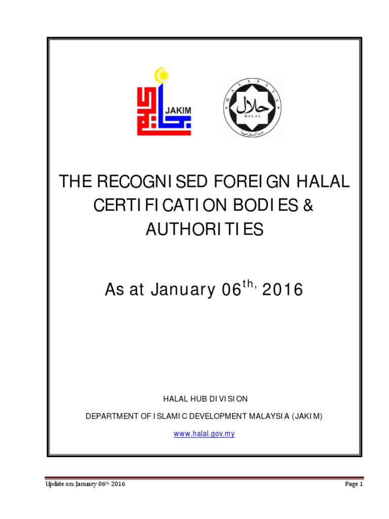 Halal Certificate | PDF | Religion And Belief | Foods