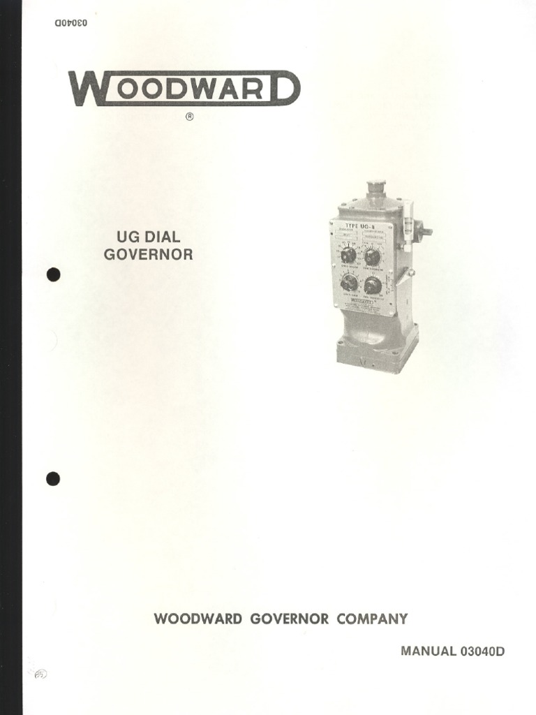 Ug Dial Governor PDF | PDF