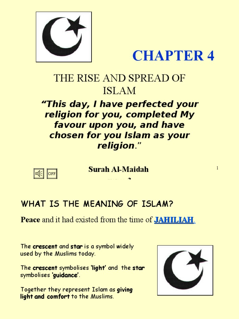 Chapter 4 (The Rise & Spread of Islam) | PDF | Caliphate | Muhammad