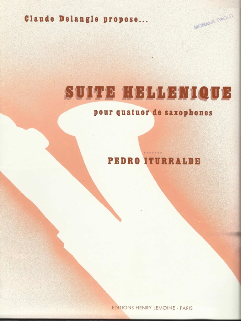 Suite Ellenique - Pedro Iturralde | PDF