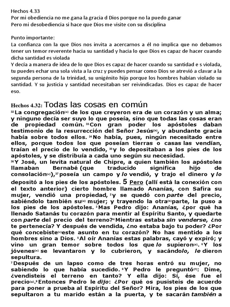 Hechos 5 Explicación de Sugel Michelen | PDF | La resurrección de Jesús ...