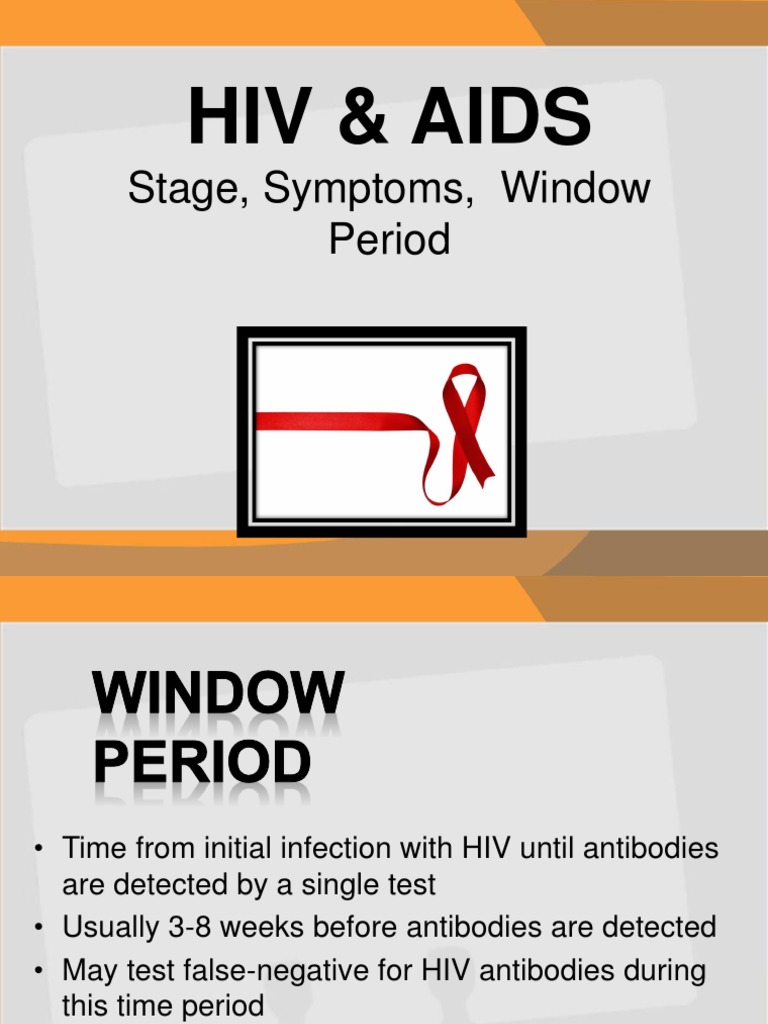 Understanding HIV Window Period Symptoms | PDF | Hiv/Aids | Infection