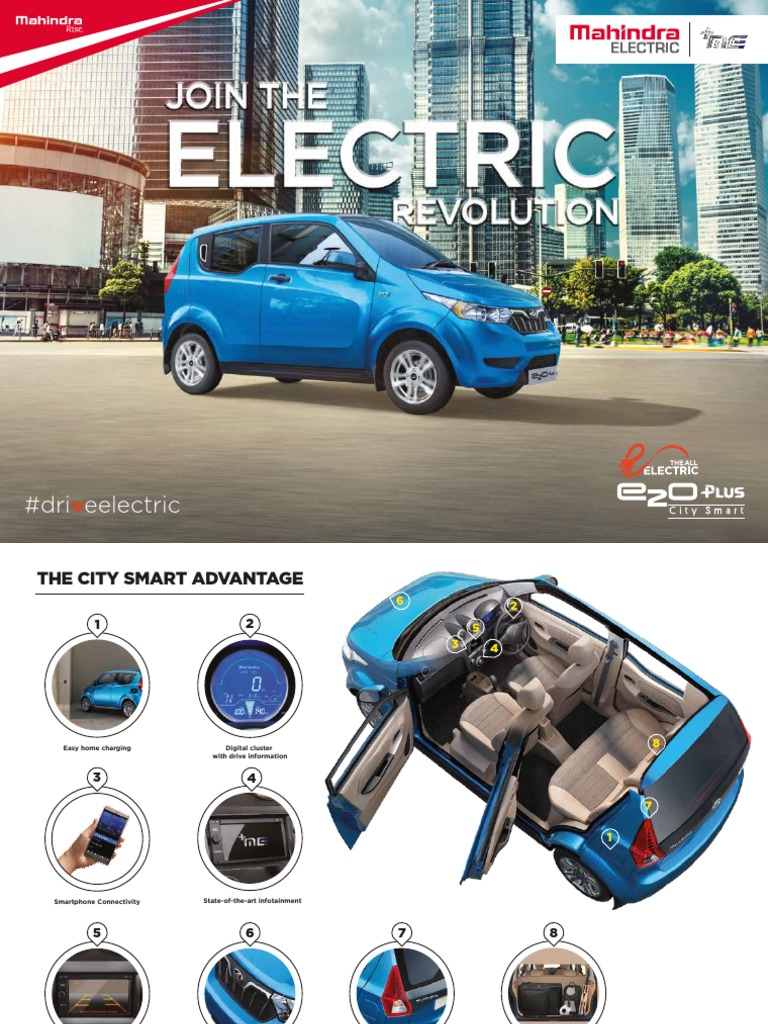 Electric Car Brochure | PDF | Electric Car | Suspension (Vehicle)