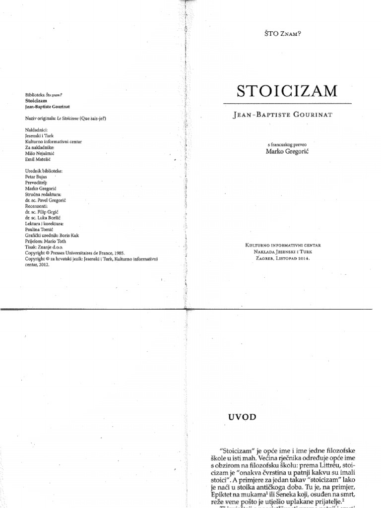 Stoicizam PDF | PDF