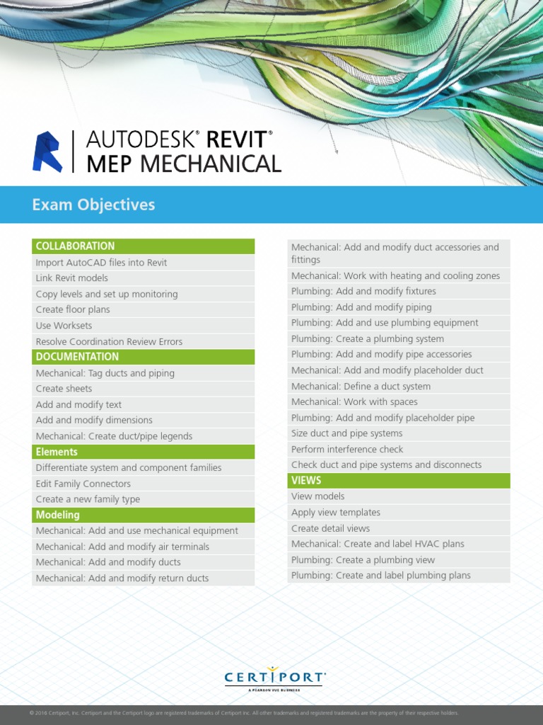Revit Mep Mechanical 2018 | PDF | Autodesk Revit | Duct (Flow)
