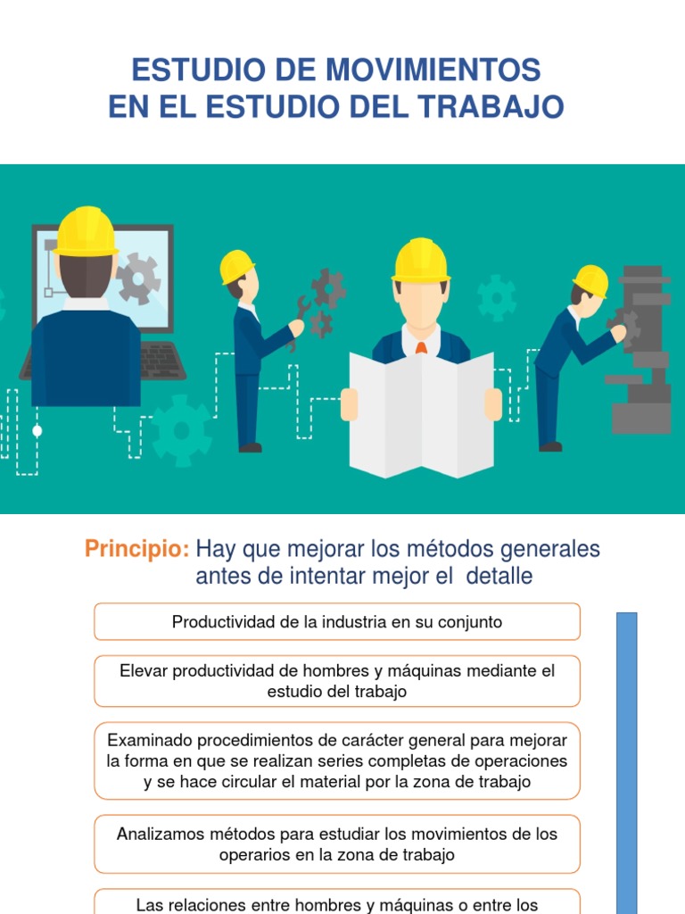 Tema 7 - Estudio de Movimientos ET | PDF | Factores humanos y ergonomía