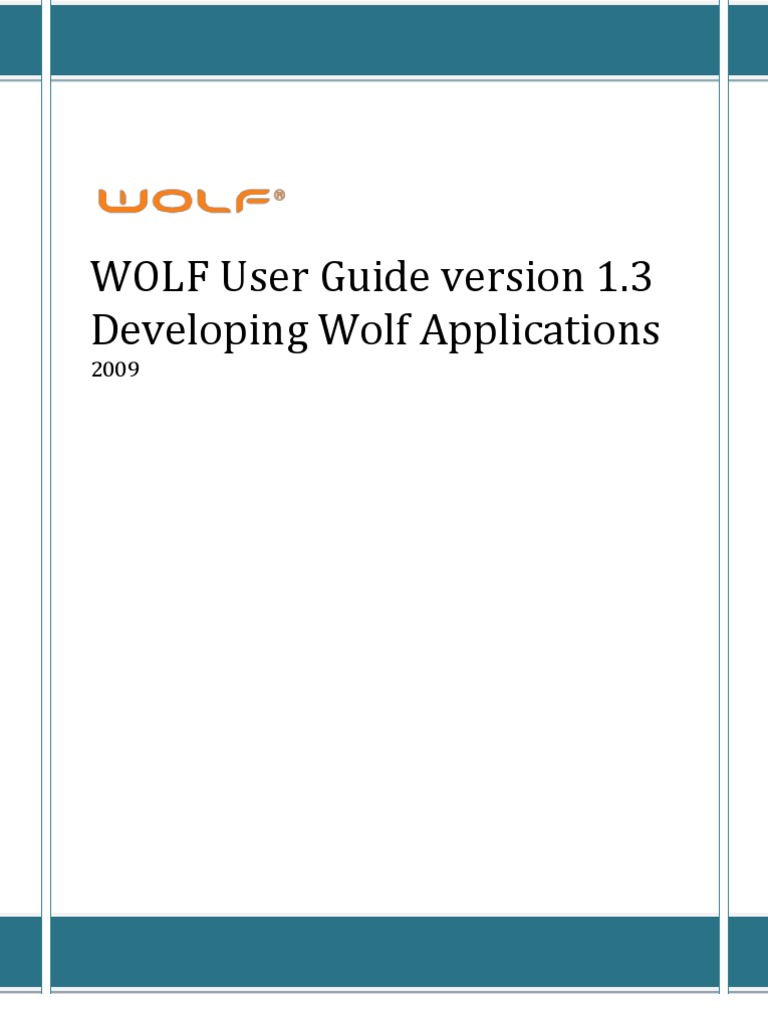 Developing Wolf Applications | PDF | Login | Platform As A Service