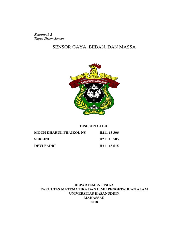 Sensor Gaya, Beban, Dan Massa | PDF