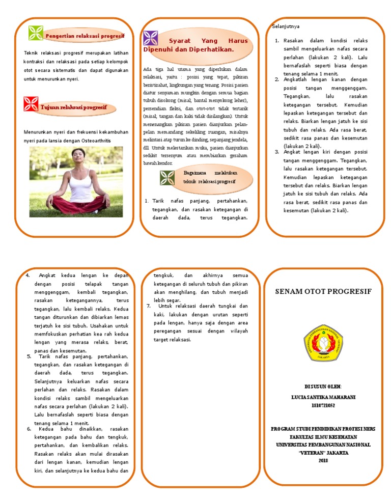 Leaflet Otot Progresif | PDF