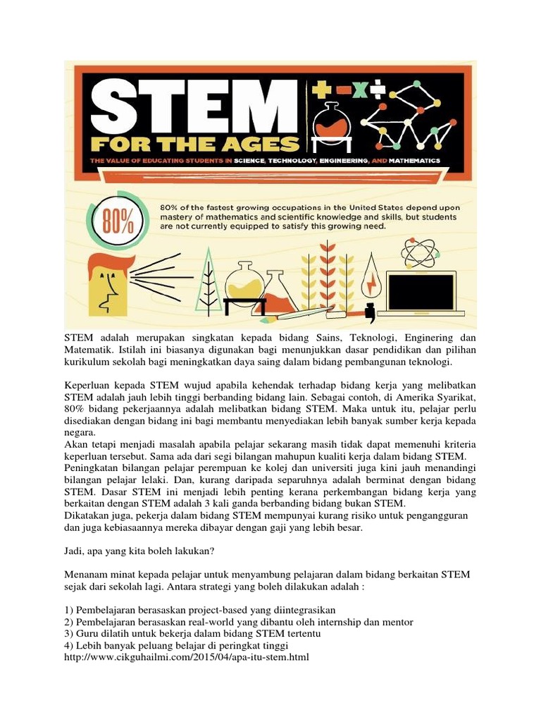 Pengenalan dan Kepentingan STEM | PDF | Karier & Perkembangan | Komputer
